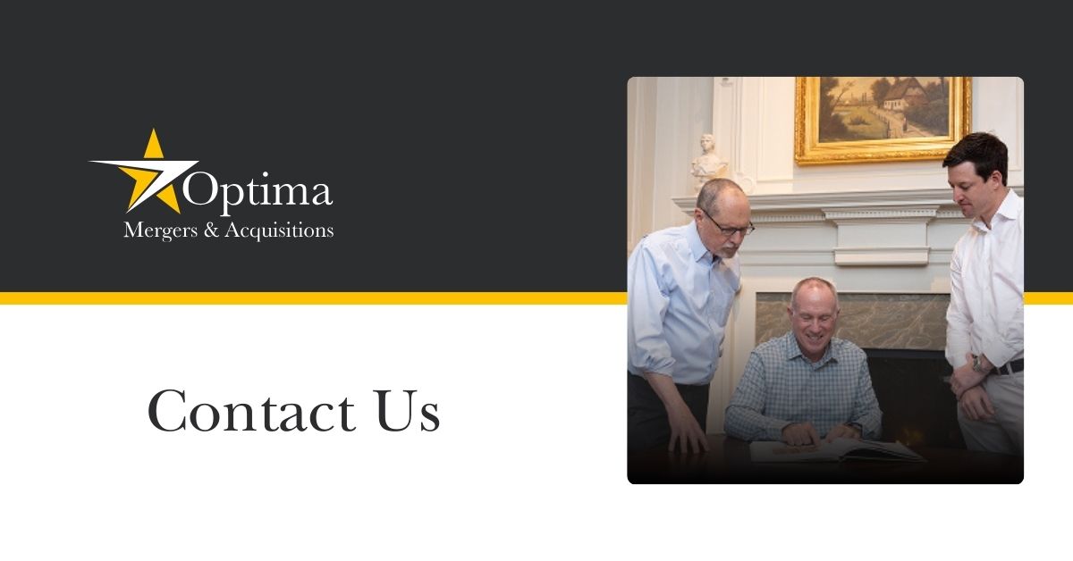 Contact Optima Mergers & Acquisitions | Your Partners in M&A